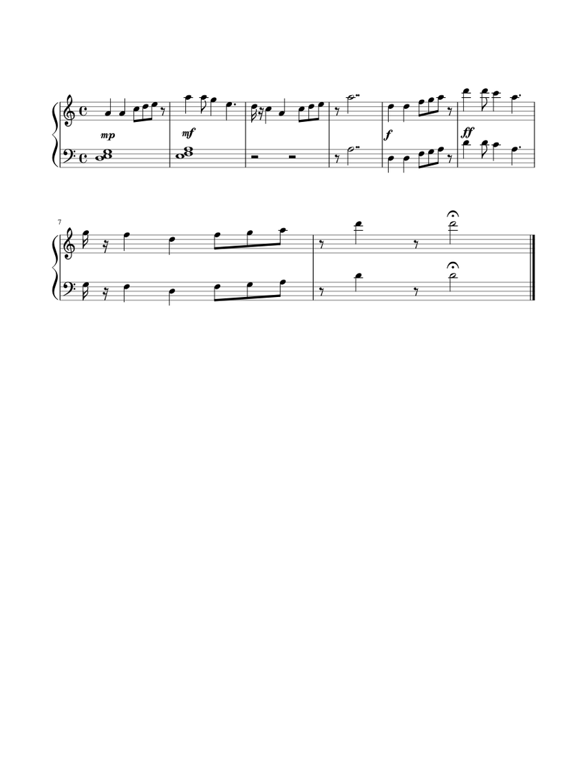 Mr Bean Piano Easy - piano tutorial