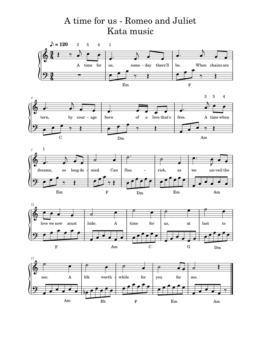 A time for us - Katamusic – KATA Music A time for it - Katamusic – Kata ...