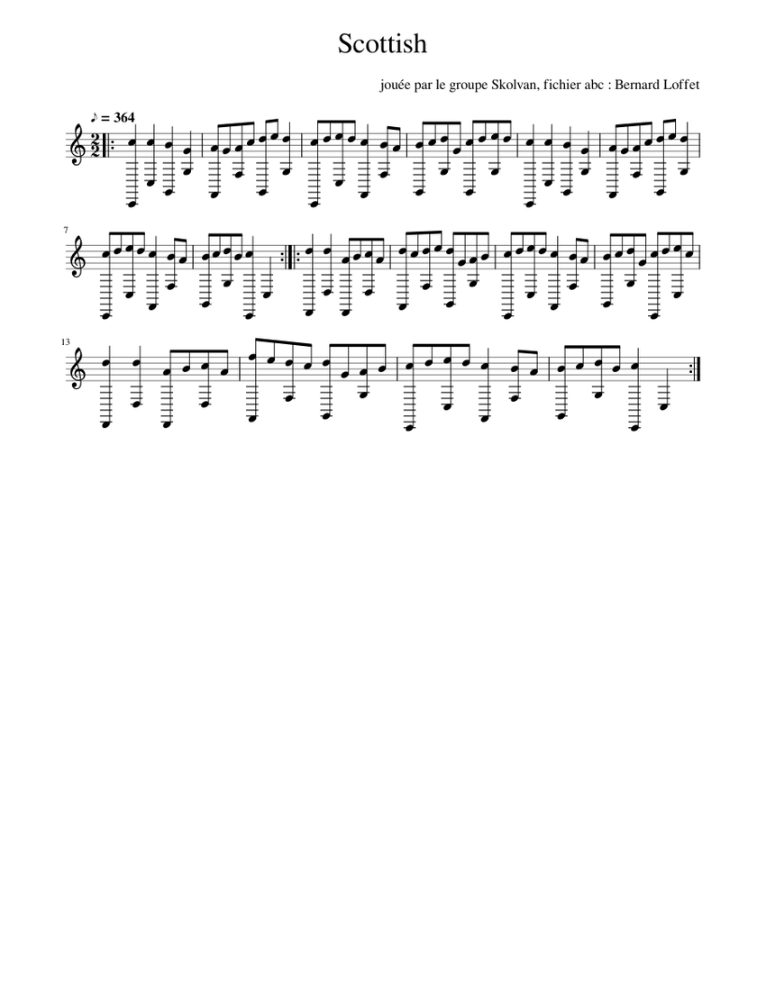 Scottish Sheet music for Piano (Solo) Easy | Musescore.com