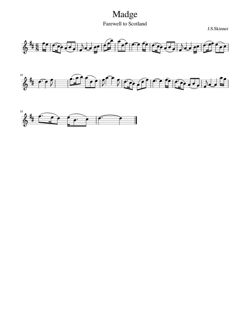 Madge Sheet music for Piano (Solo) | Musescore.com