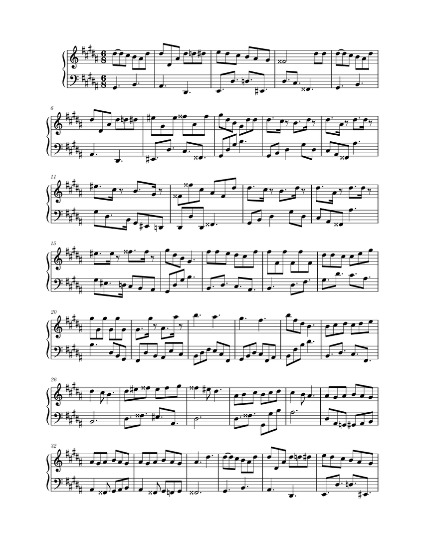 Longe de Luiza Sheet music for Piano (Solo) Easy | Musescore.com