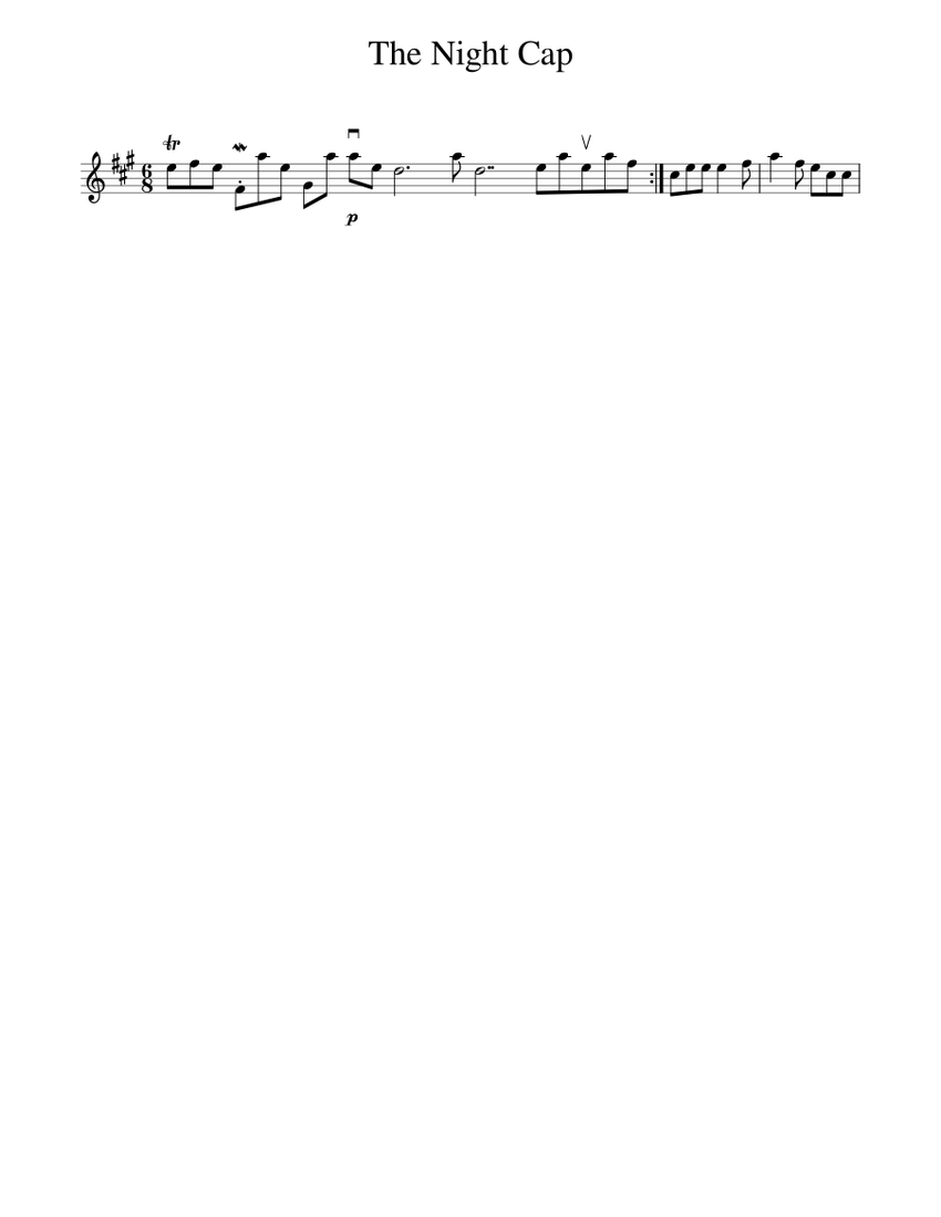 The Night Cap Sheet music for Piano (Solo) Easy | Musescore.com