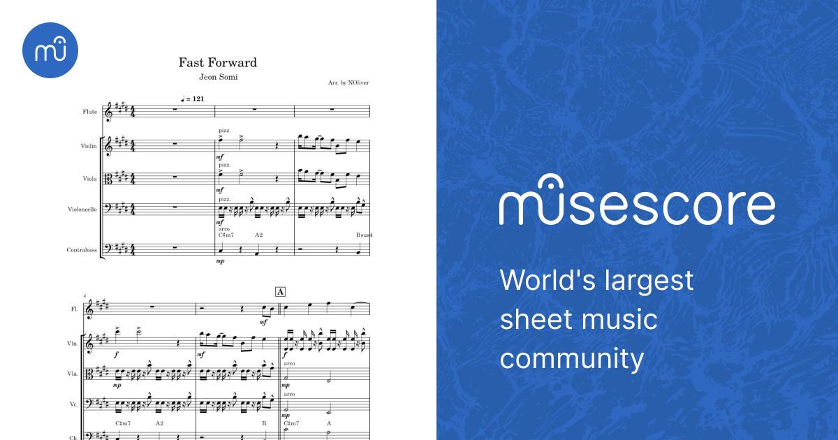 Fast Forward Sheet music for Flute, Violin, Viola, Cello & more ...
