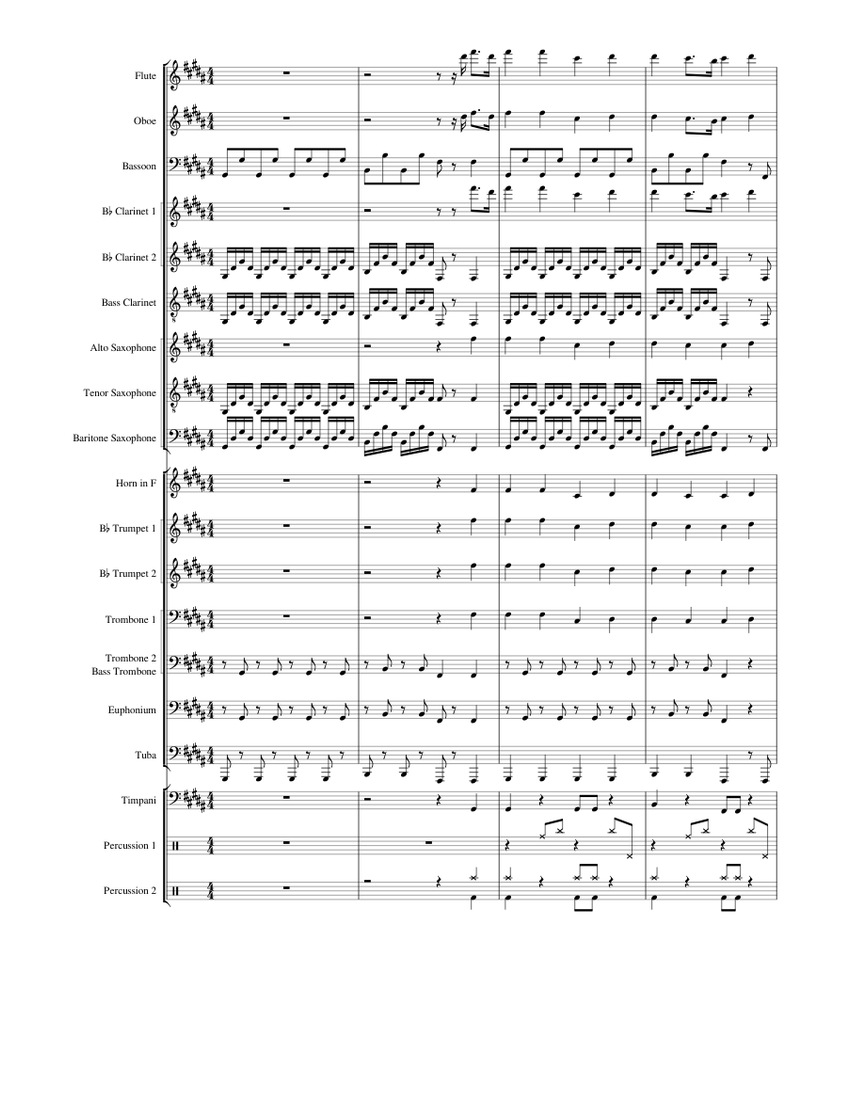Berserk Forces-Susumu Hirasawa Sheet Music for Trombone, Euphonium, Tuba, Flute & more ...