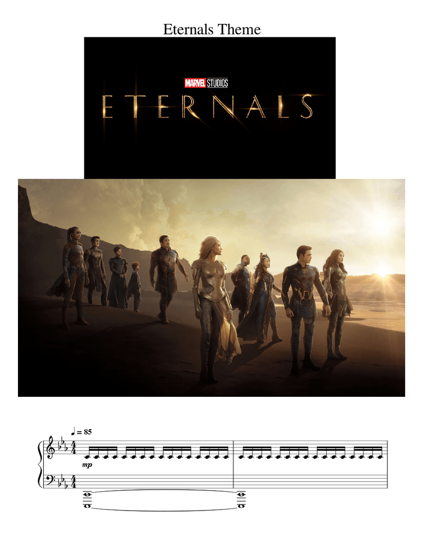 Eternals Theme - Eternals Sheet music for Piano (Solo) | Musescore.com
