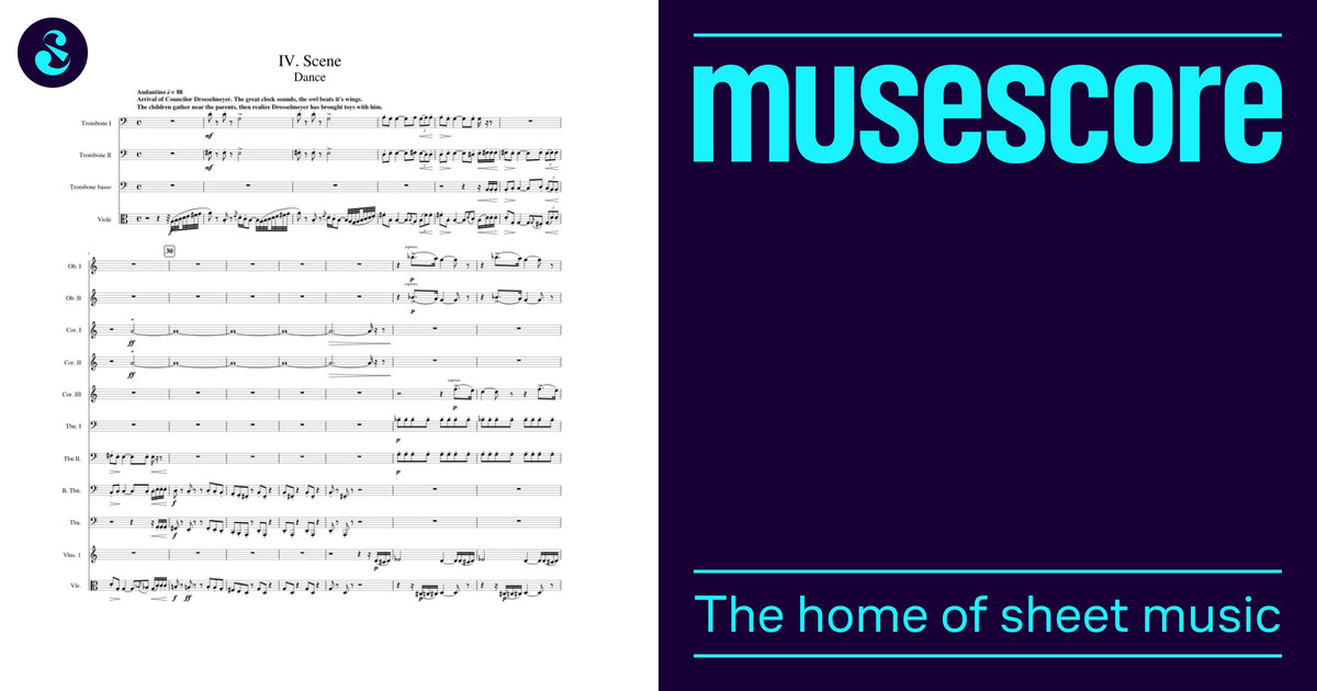 The Nutcracker Scene IV, Dance Sheet Music for Tuba, Vocals, Trombone ...