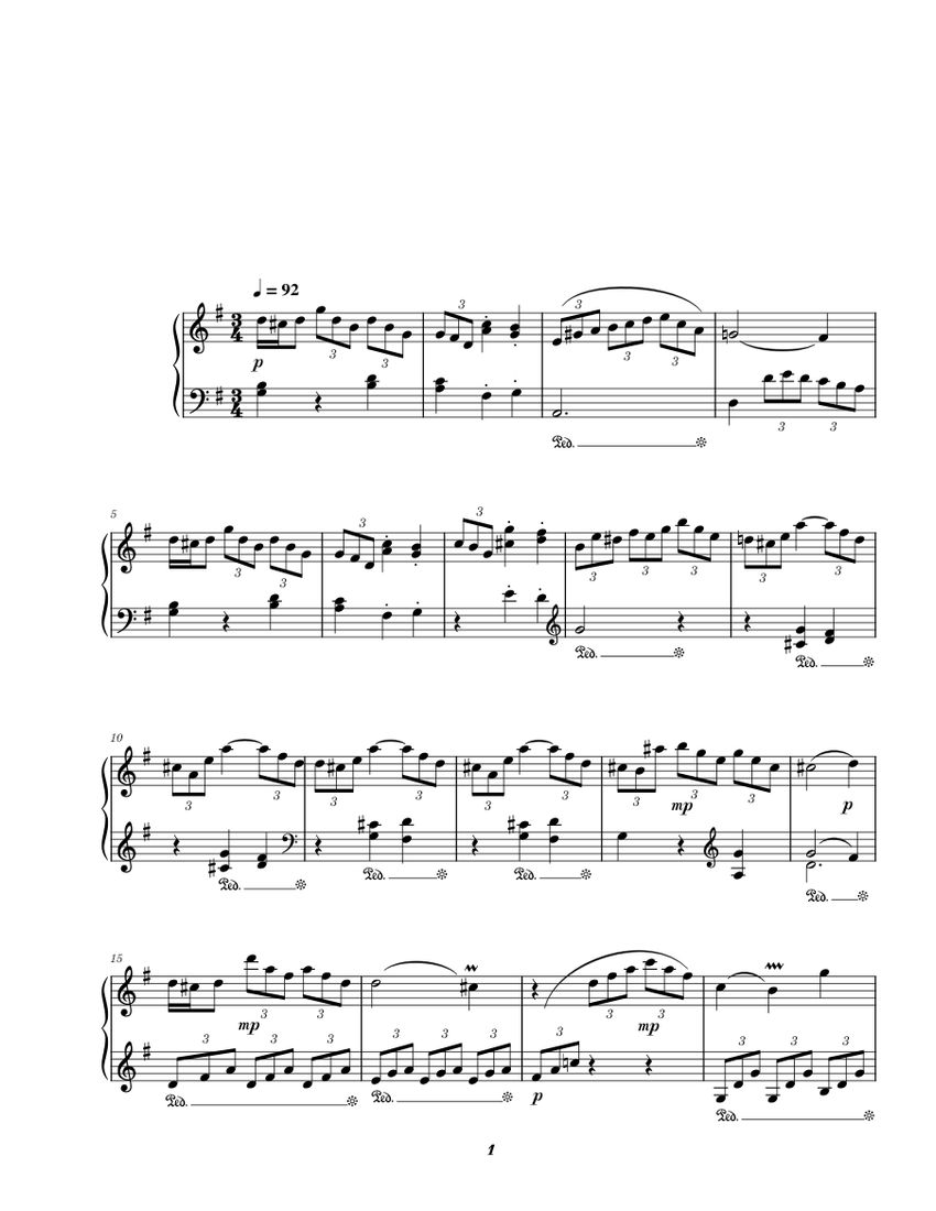 Minuet - Joseph Haydn Sheet Music for Piano (Solo) | MuseScore.com