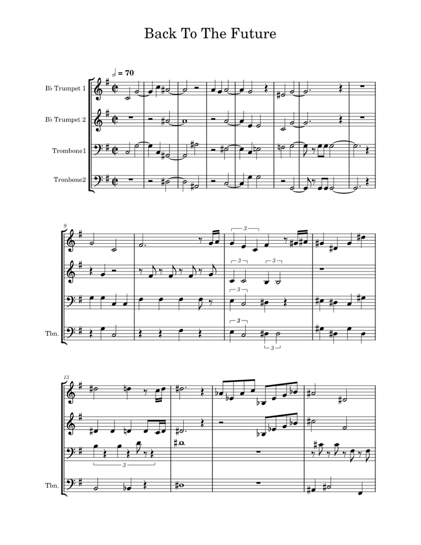 Back To The Future (Main Theme) – Alan Silvestri Back To The Future ...