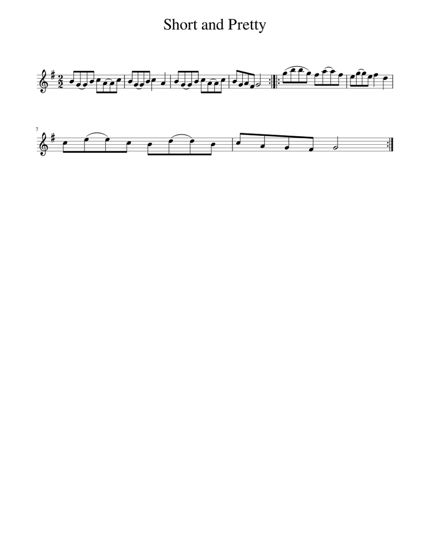 Short and Pretty Sheet music for Piano (Solo) Easy | Musescore.com