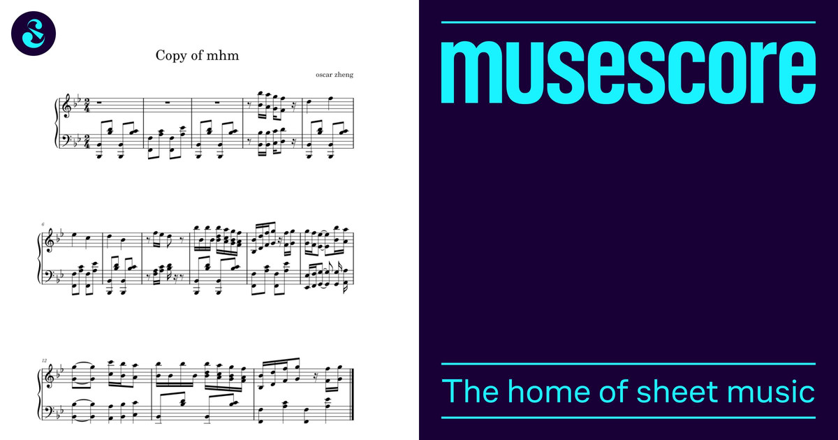 Copy of mhm – vulpo268 Sheet Music for Piano (Solo) easy | MuseScore.com