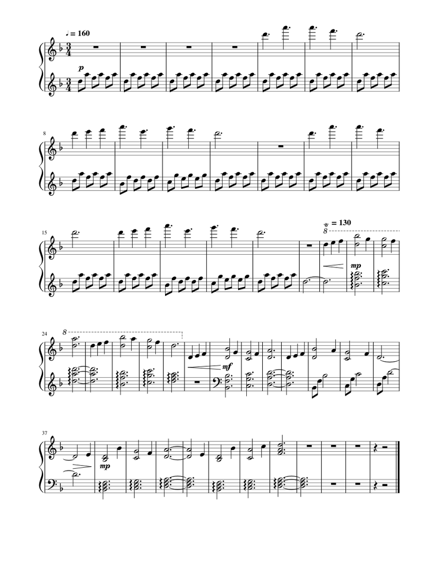 chrystals Sheet music for Piano (Solo) Easy | Musescore.com