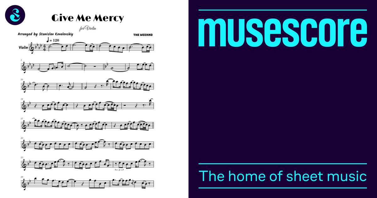 Give Me Mercy – The Weeknd (Violin Cover by Stanislav Kovalevskiy ...