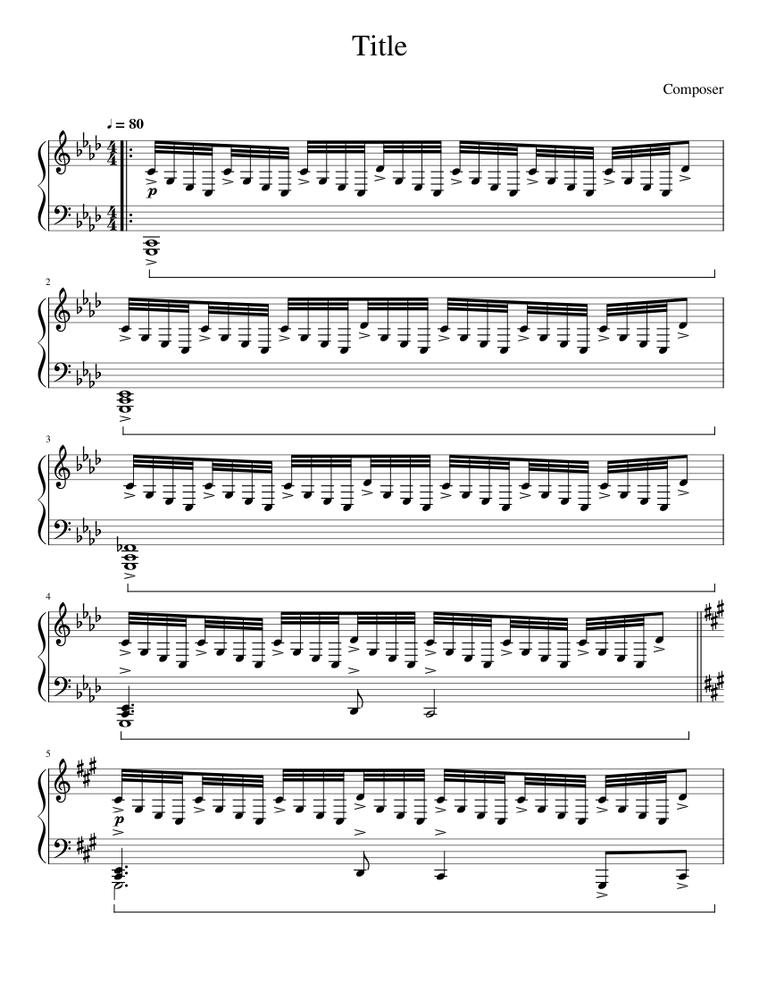 Boss Music Sheet music for Piano (Solo) | Musescore.com