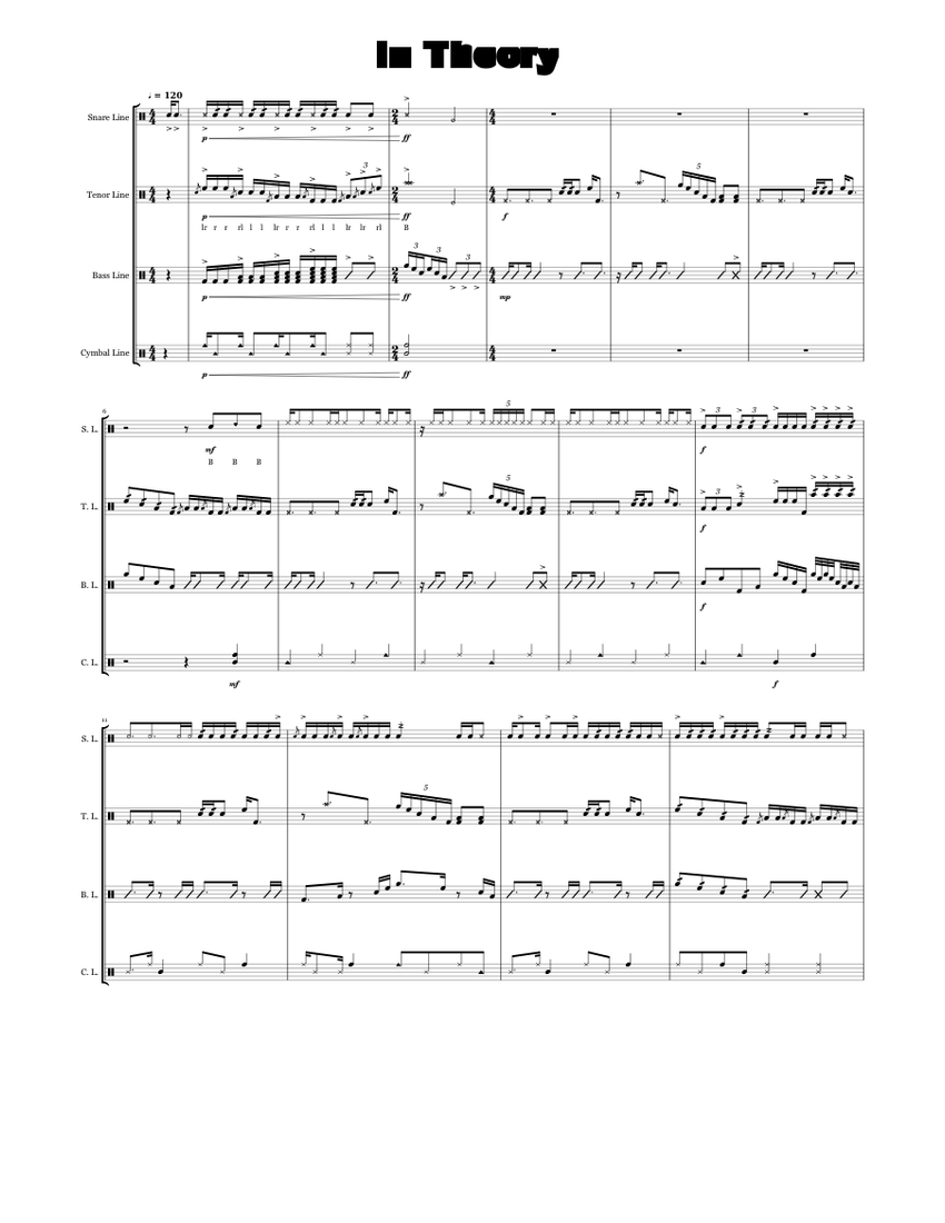 In Theory Cadence - piano tutorial