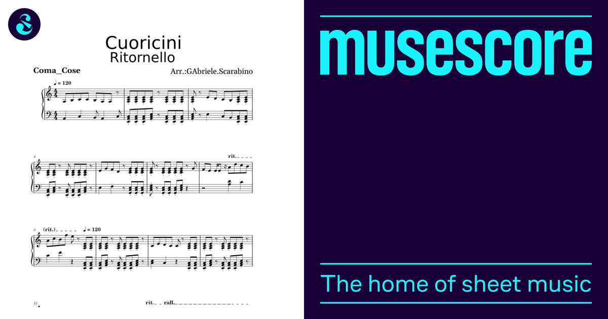 Cuoricini Sheet Music for Piano (Solo) | MuseScore.com