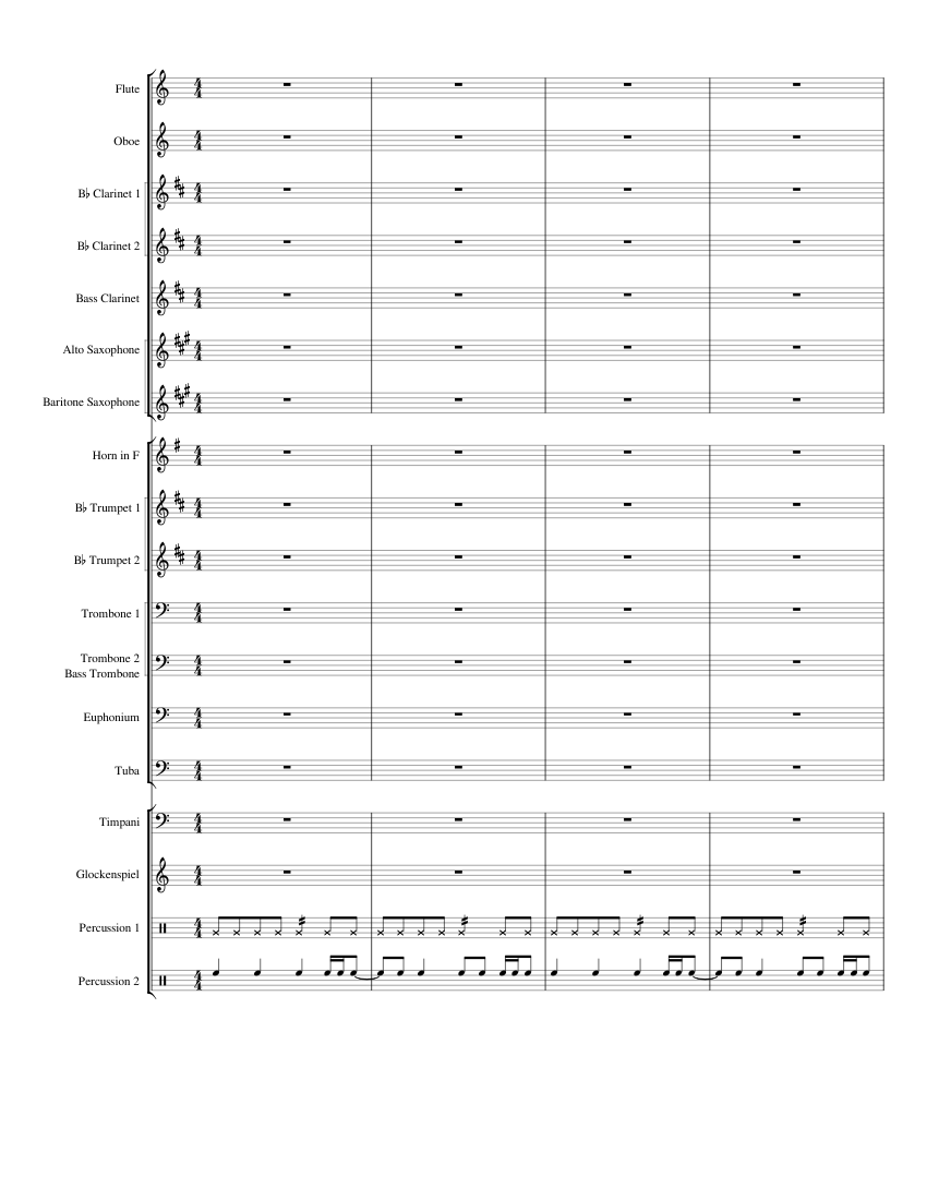 Dancing Snakes Sheet Music for Trombone, Euphonium, Tuba, Flute & more ...