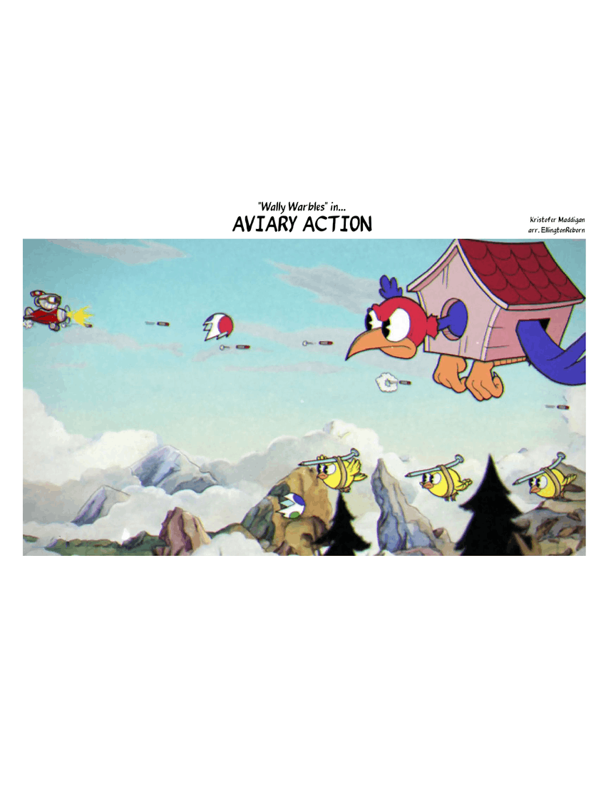 Aviary Action Sheet music for Piano, Trombone, Tuba, Trombone bass ...