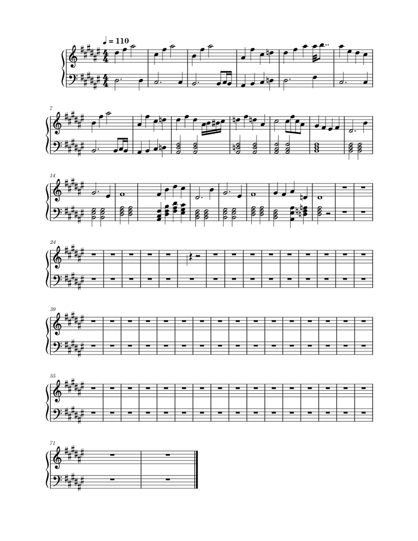 Daisy Piece Sheet music for Piano (Solo) Easy | Musescore.com