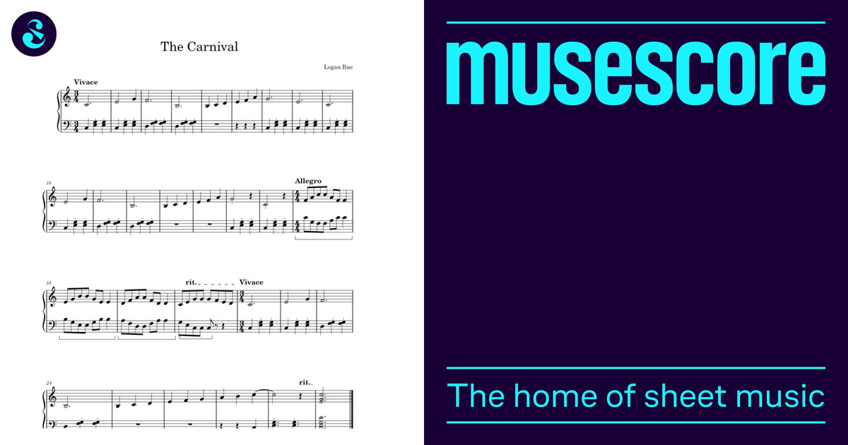The Carnival Sheet music for Piano (Solo) Easy | Musescore.com