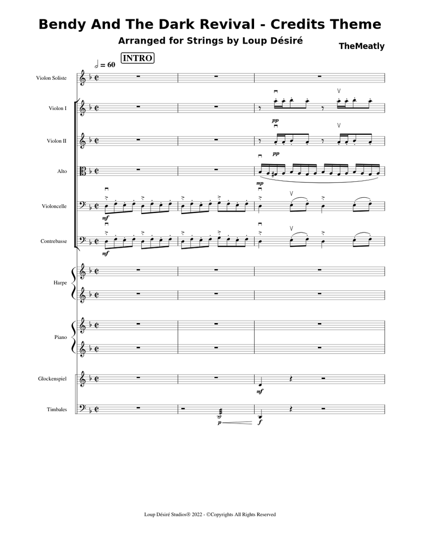 Bendy And The Dark Revival - Credits Theme – TheMeatly Bendy And The ...