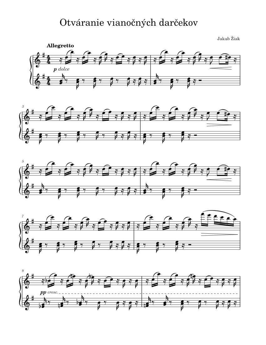 Otváranie vianočných darčekov/Opening of the christmas presents Sheet ...