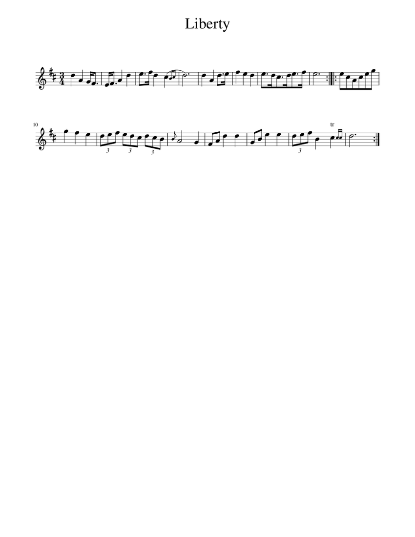 Liberty Sheet Music for Piano (Solo) easy | MuseScore.com