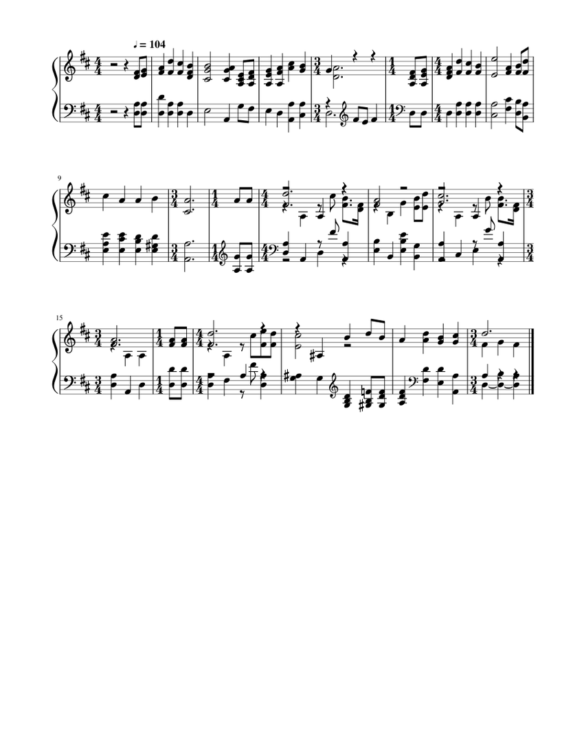 Listen to the wondrous story - Geo. C. Stebbins Sheet music for Piano ...