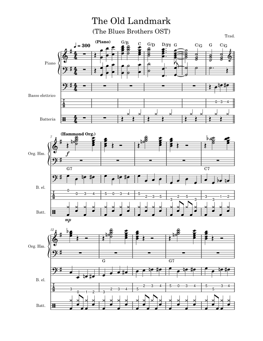 The Old Landmark (Let Us All Go Back) - The Blues Brothers – Herbert ...