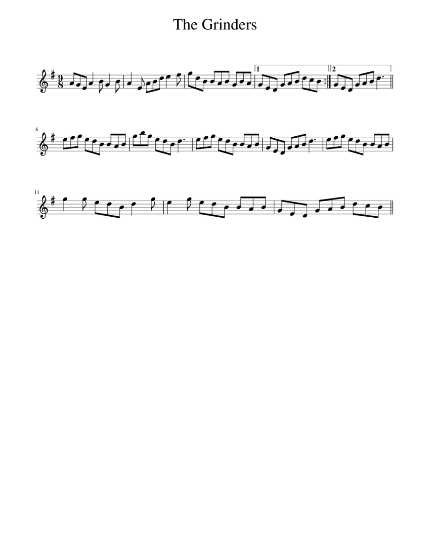 The Grinders Sheet music for Piano (Solo) Easy | Musescore.com