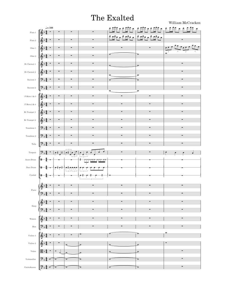 The_Exalted Sheet music for Piano, Trombone, Tuba, Female & more ...