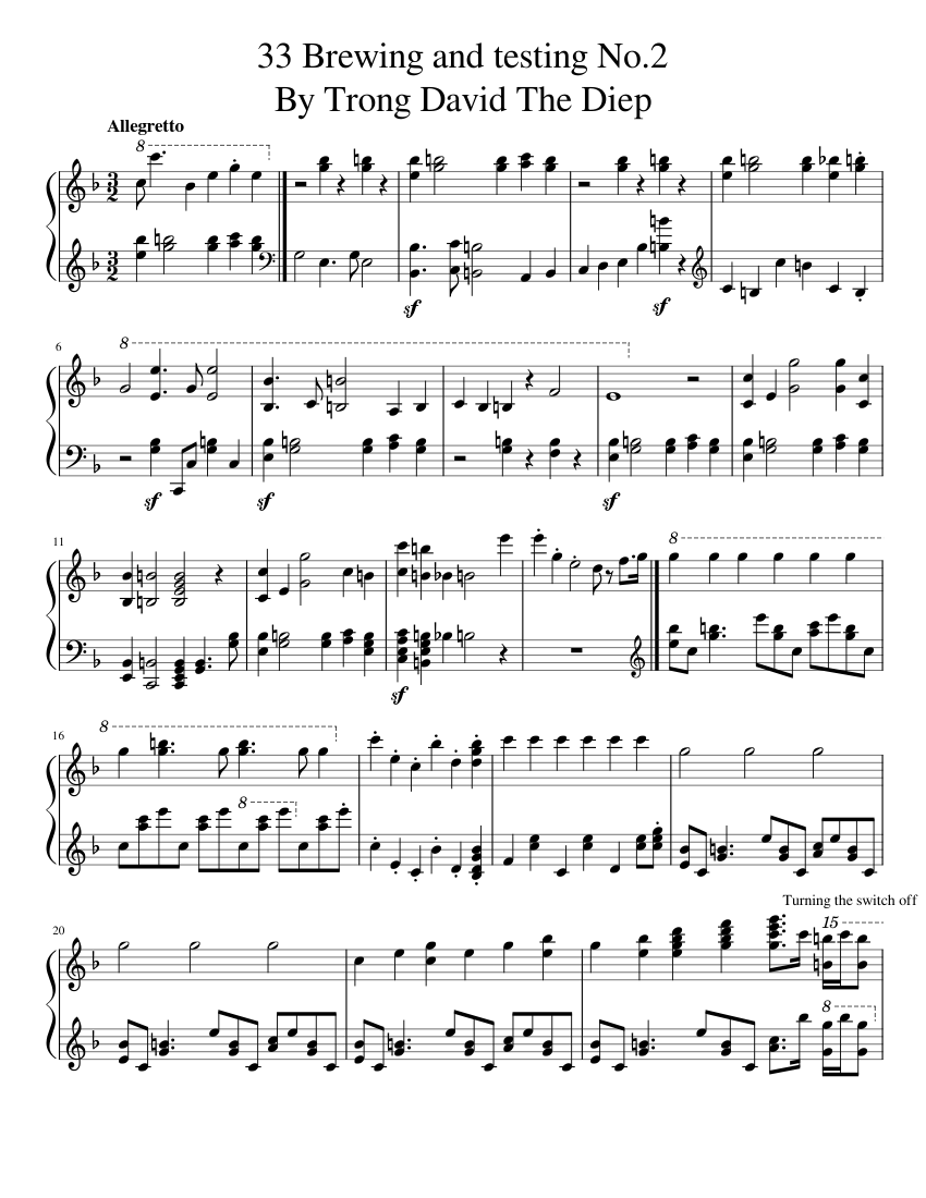33 Sheet music for Piano (Solo) | Musescore.com