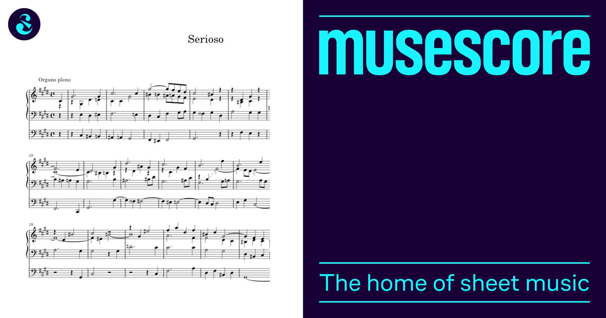 Serioso - Michael Gotthardt FISCHER Sheet music for Organ (Solo ...