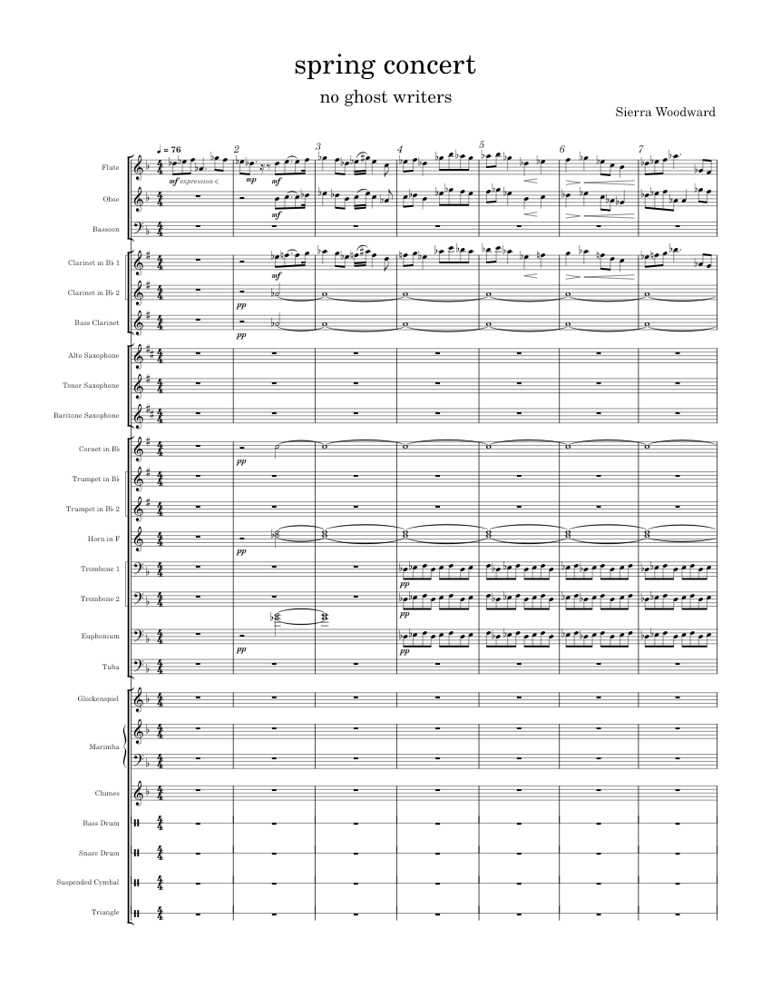 Untitled score for spring concert – x8fswgvnyg Sheet Music | MuseScore.com