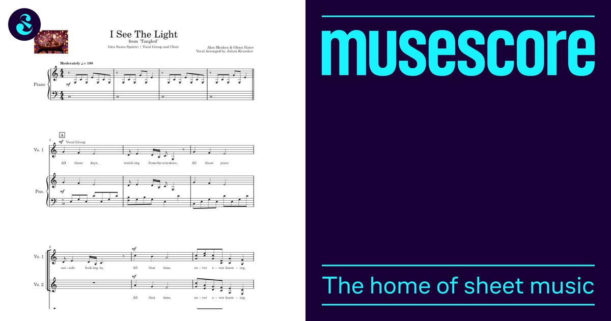 GSS-I See The Light Sheet Music for Piano, Saxophone soprano ...
