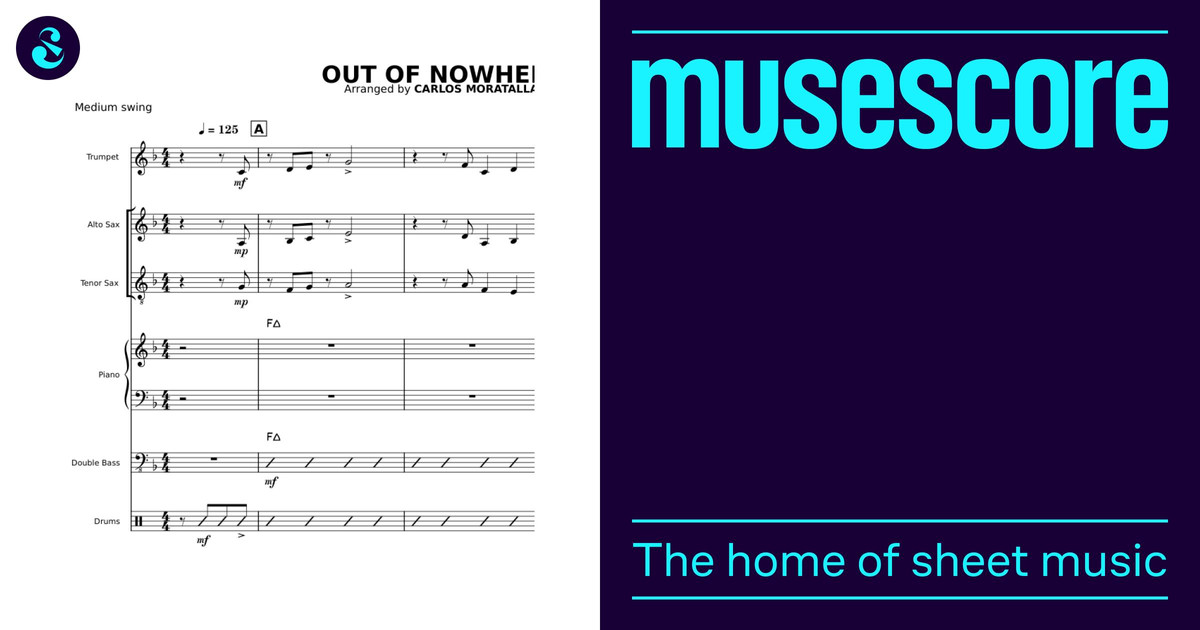 Out Of Nowhere – Johnny Green Sheet Music with Chords for Piano ...