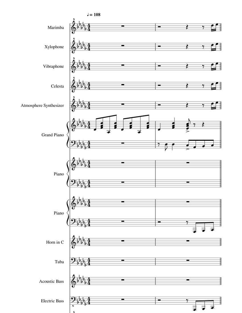 Brilliance Sheet music for Piano, Tuba, Celesta, Contrabass & more ...