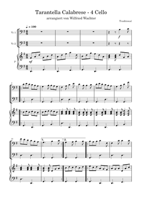 Descarga Instrumental De Calabria TARANTELLA SILANA Sheet Music | Easy