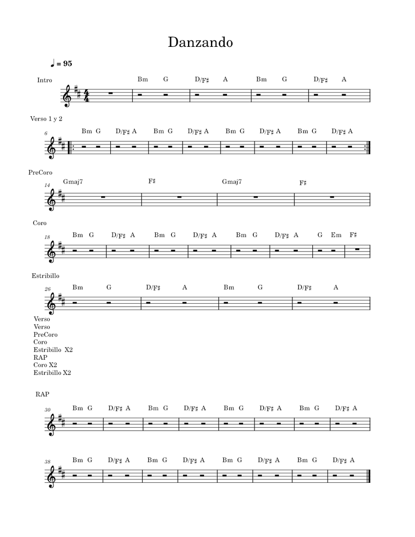 Danzando – Christine Dclario Danzando Sheet Music for Piano (Solo) Easy | MuseScore.com