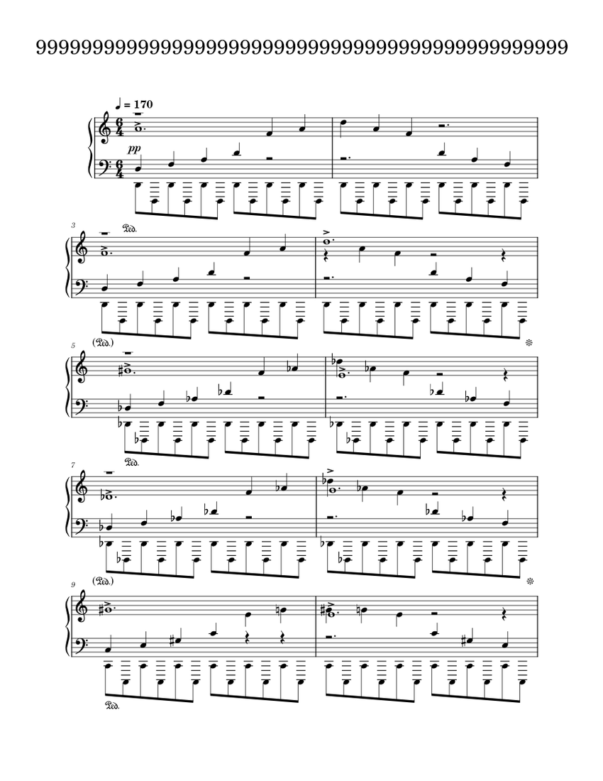 9999999 Aperture Science Psychoacoustic Laboratories Sheet Music for ...