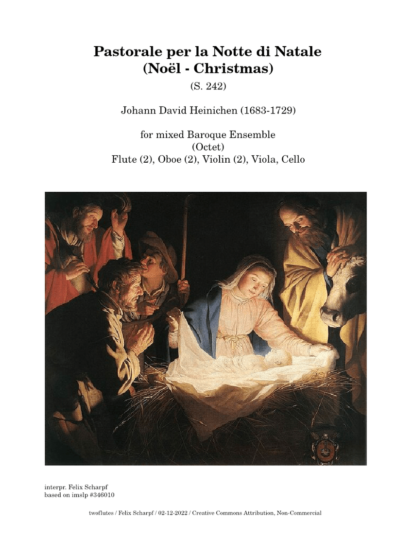 Pastorale per la Notte di Natale (Noël-Christmas) S. 242 - J. D ...