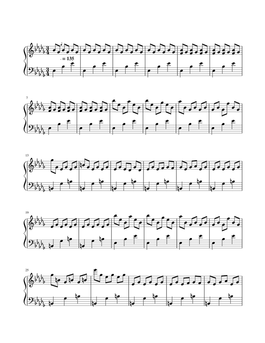 Avatar Sheet Music for Piano (Solo) | MuseScore.com
