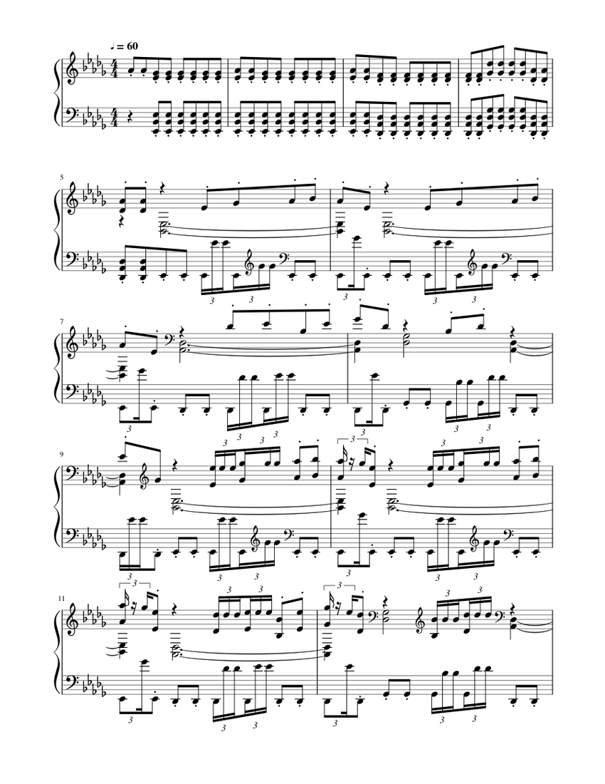 Awolnation - Sail Sheet Music for Piano (Solo) | MuseScore.com