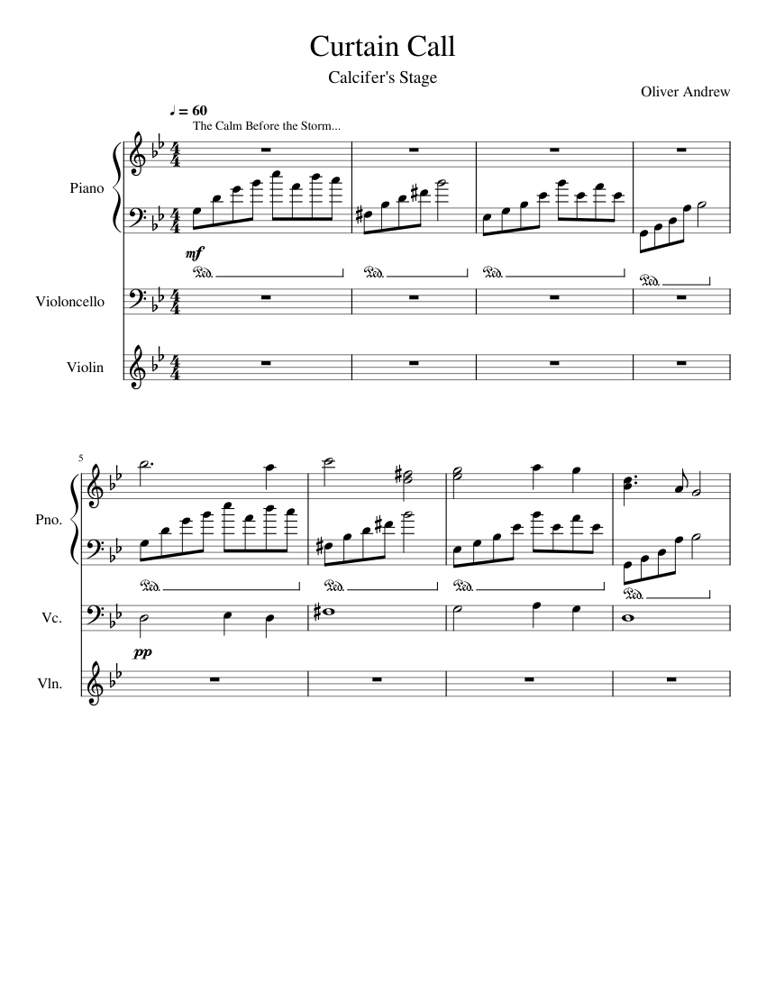 Curtain Call - piano tutorial