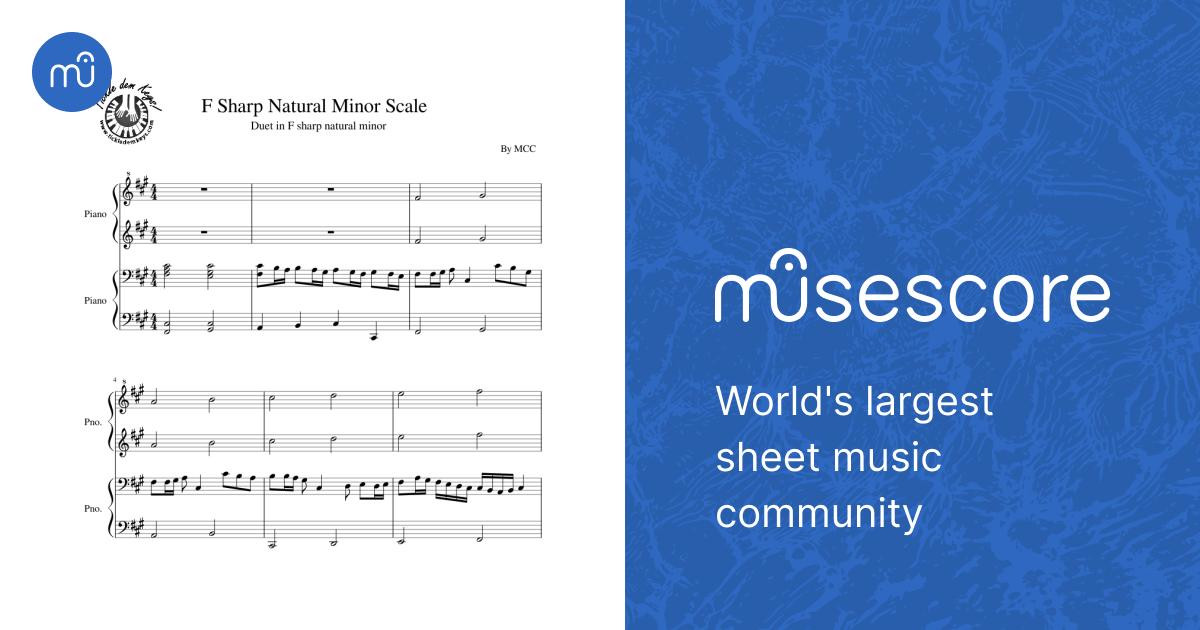 f sharp natural minor scale