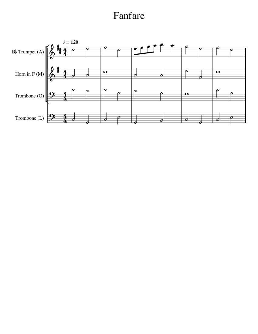 Fanfare - piano tutorial