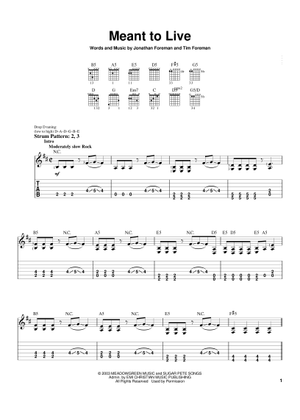 Play Official version of Dare you to move sheet music by Switchfoot for Guitar MuseScore