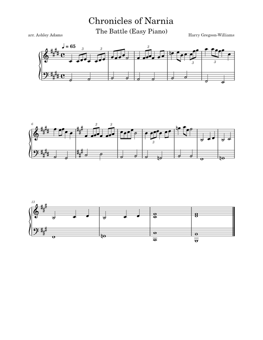 The chronicles of narnia - The Battle Song – Misc Soundtrack Chronicles ...