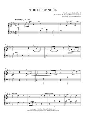 Play Official version of The first noel Sheet Music by Misc Christmas ...