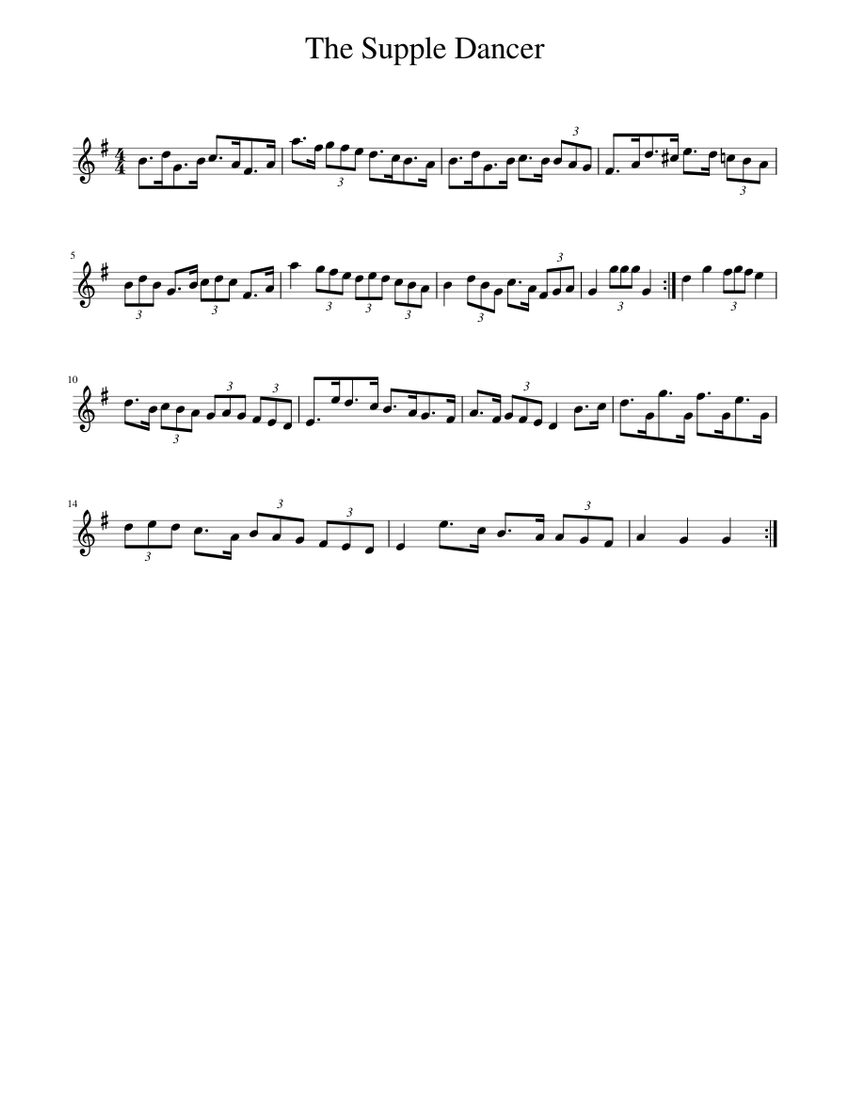 The Supple Dancer Sheet music for Piano (Solo) Easy | Musescore.com
