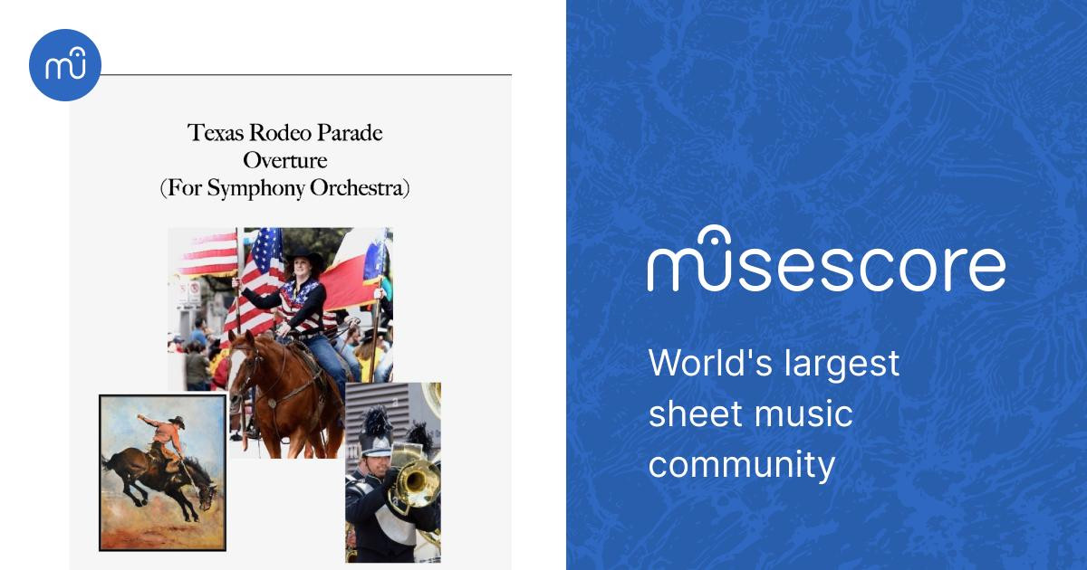 Texas Rodeo Parade ( All Western) Overture Sheet music for Piano ...